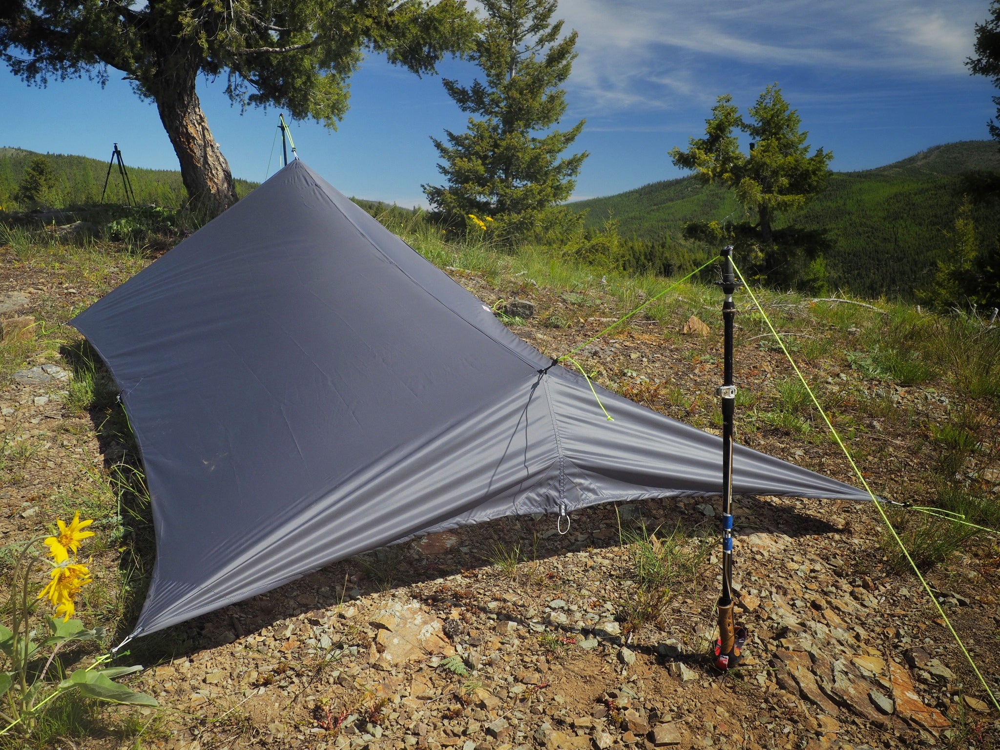 8'/6' Tapered Tarp - Recycled Silpoly – YAMA Mountain Gear